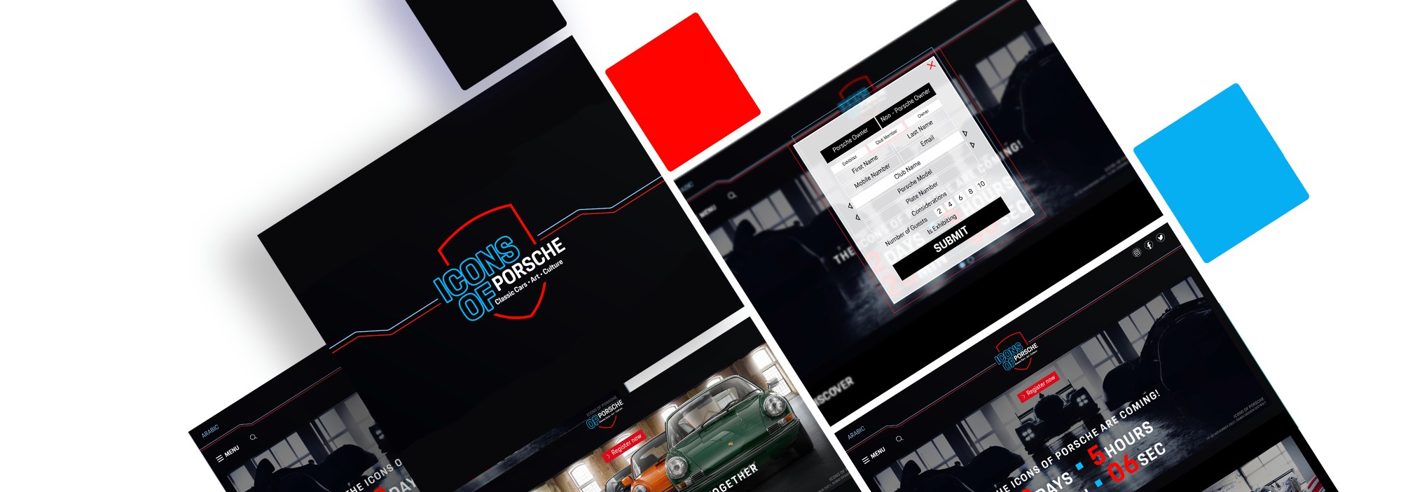 Icons of Porsche Website Design and Development - A Case Study