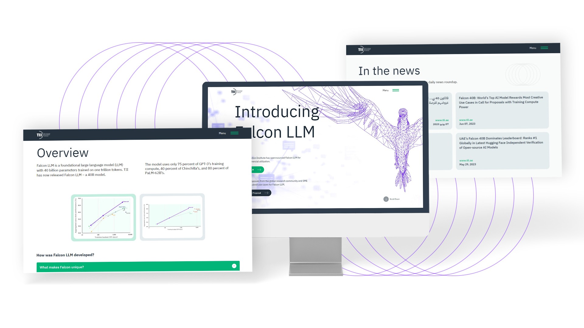 Website Design and Development Case Study For Falcon LLMs
