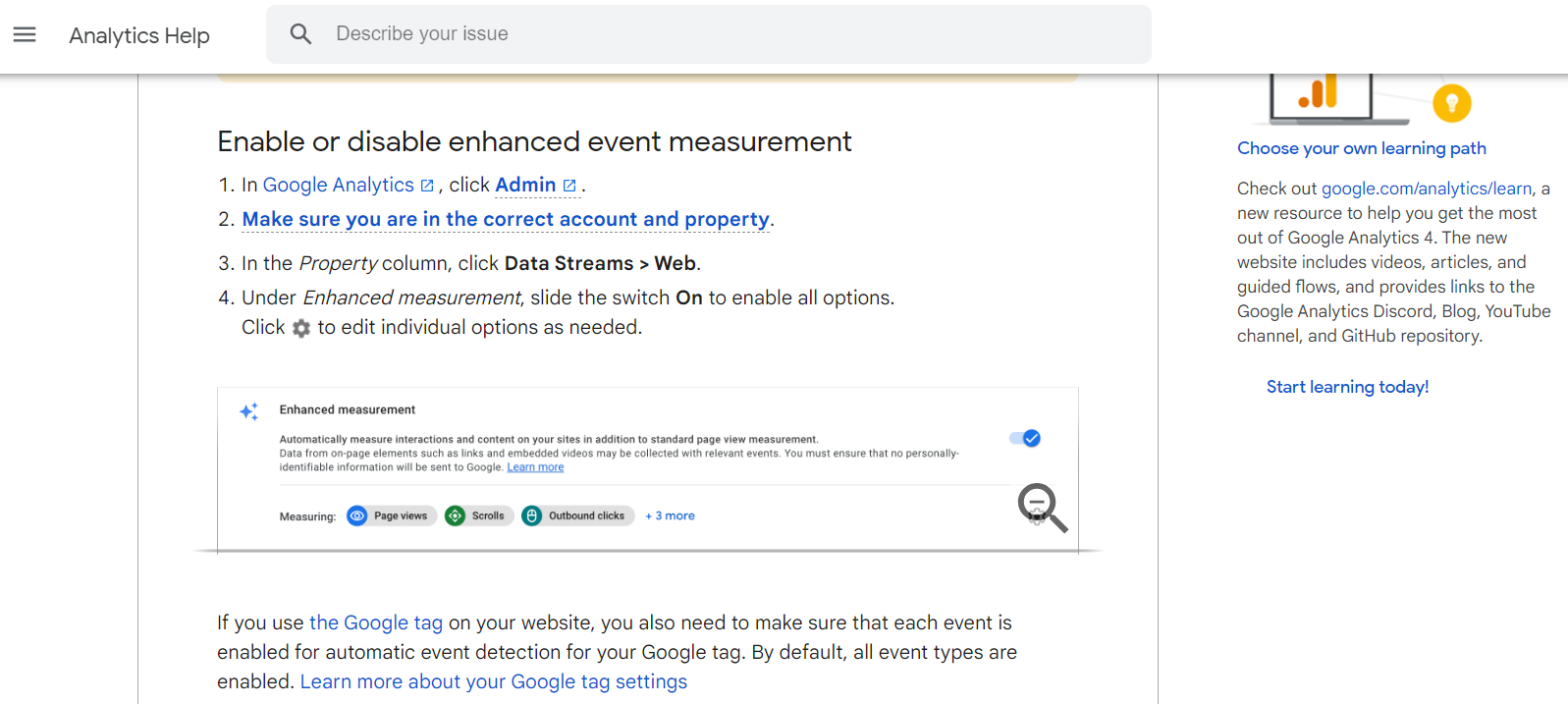 Enhanced Measurement in Google Analytics 4 (GA4) Explained - GTECH Blogs